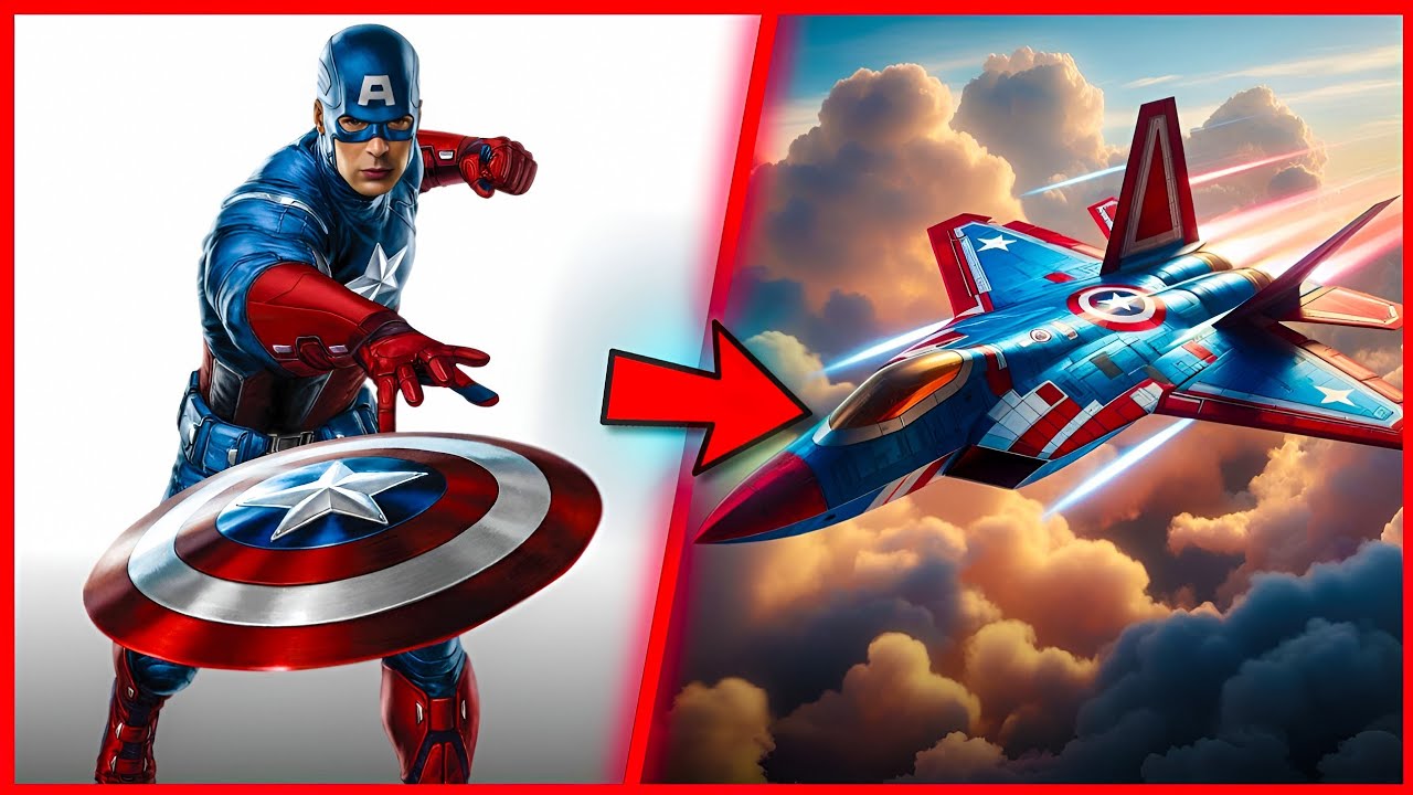 Superheroes but FIGHTER JET-VENGERS 💥|| All Characters #marvel # ...
