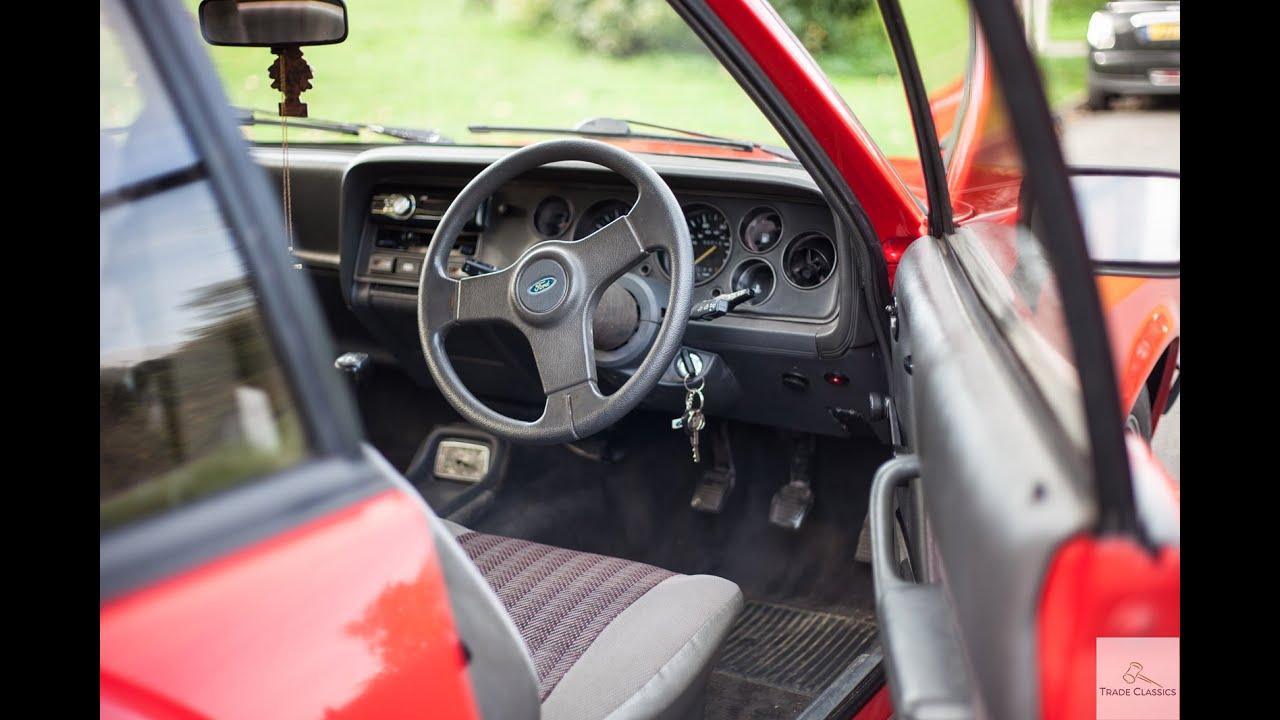 1986 Ford Capri Laser - Interior Review - YouTube