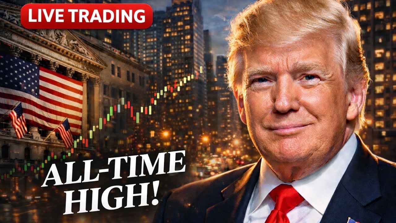 Stock Market All-Time High! Live Trading Stocks Futures $MU $NVDA $PLTR ...