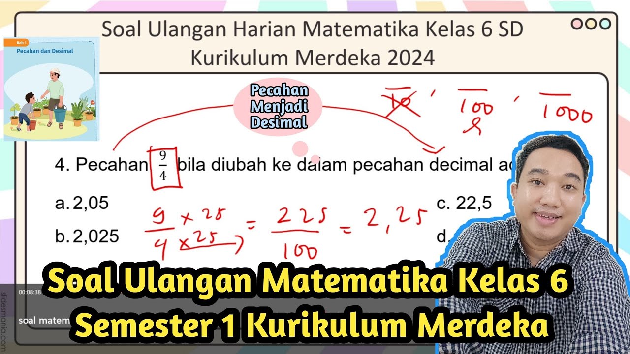 Latihan Soal Matematika Kelas 6 Bab 1 Kurikulum Merdeka Tahun 2024 ...