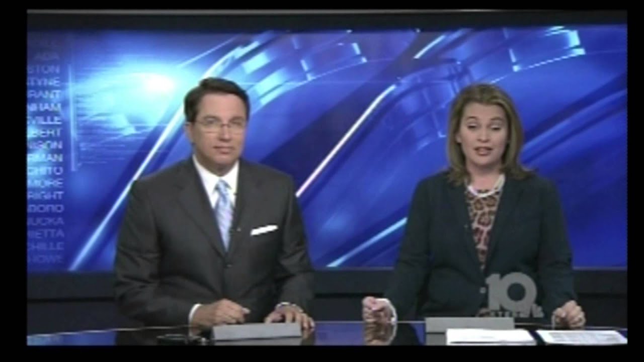 ANCHOR DUO KTEN News clips of Tom Crespo and Meredith Saldana - YouTube