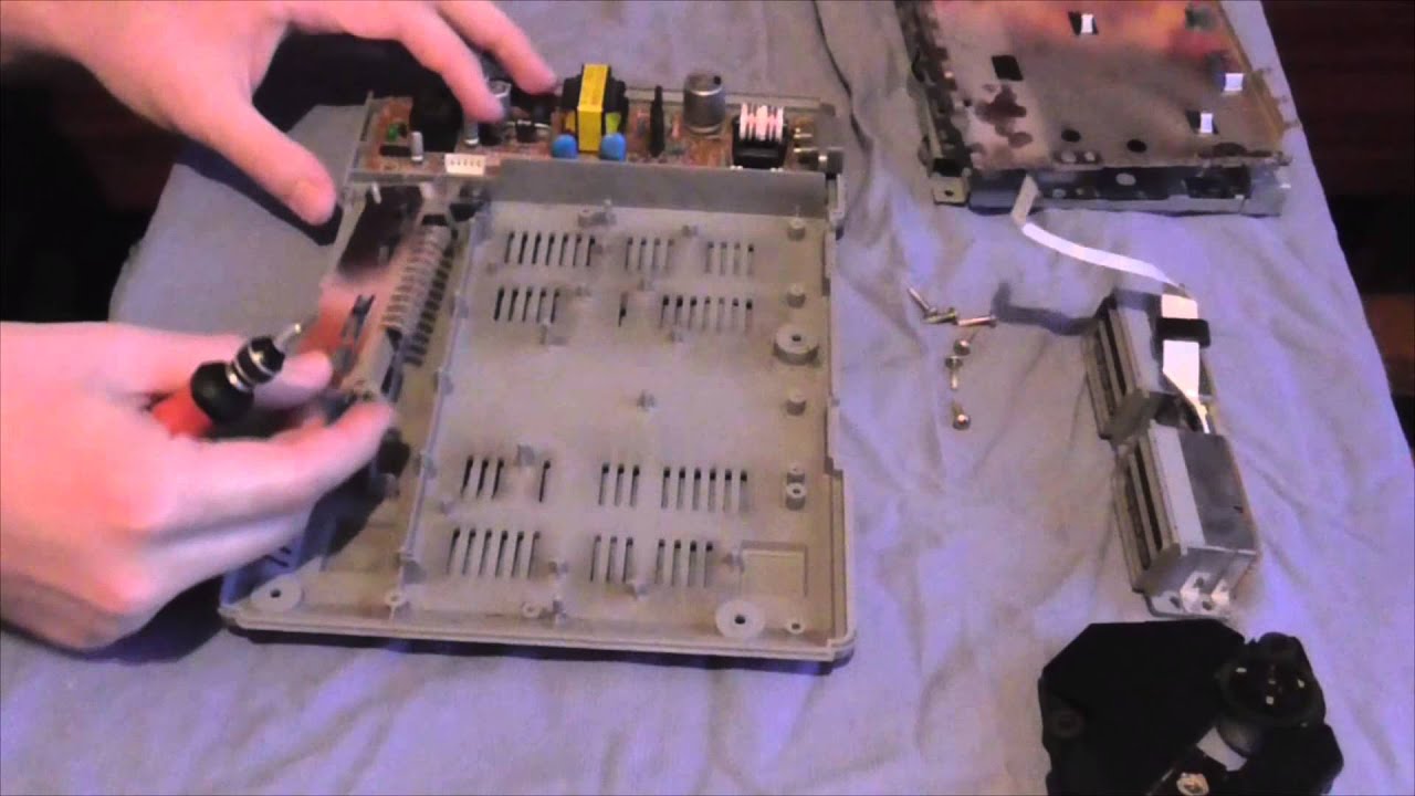 Sony Playstation 1 clean repair console 7502 9002 PS 1 ПС1 разборка ...