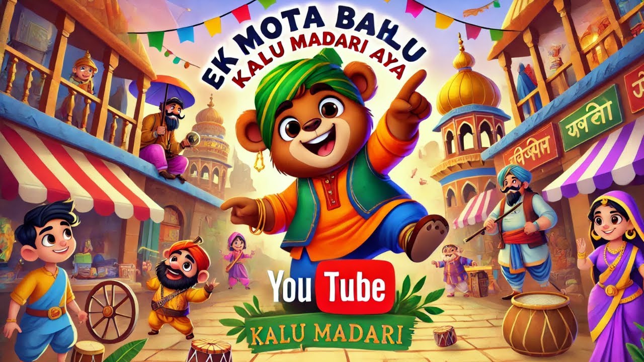 Kalu Madari Aaya, Bhalu Bara Pyara Fun Song, Ek Mota Bhalu - YouTube