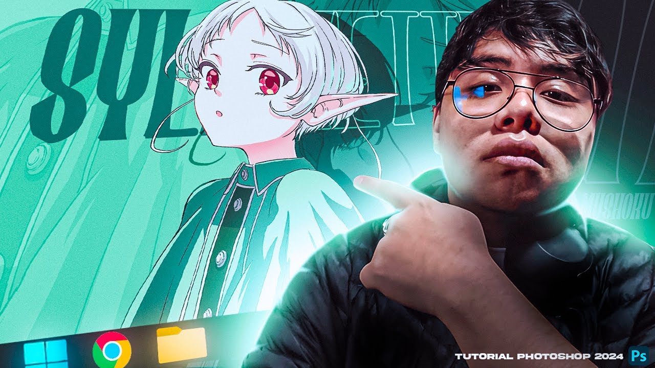 CREA TU WALLPAPER DE FORMA SENCILLA PARA PC || Tutorial Photoshop 2024 ...