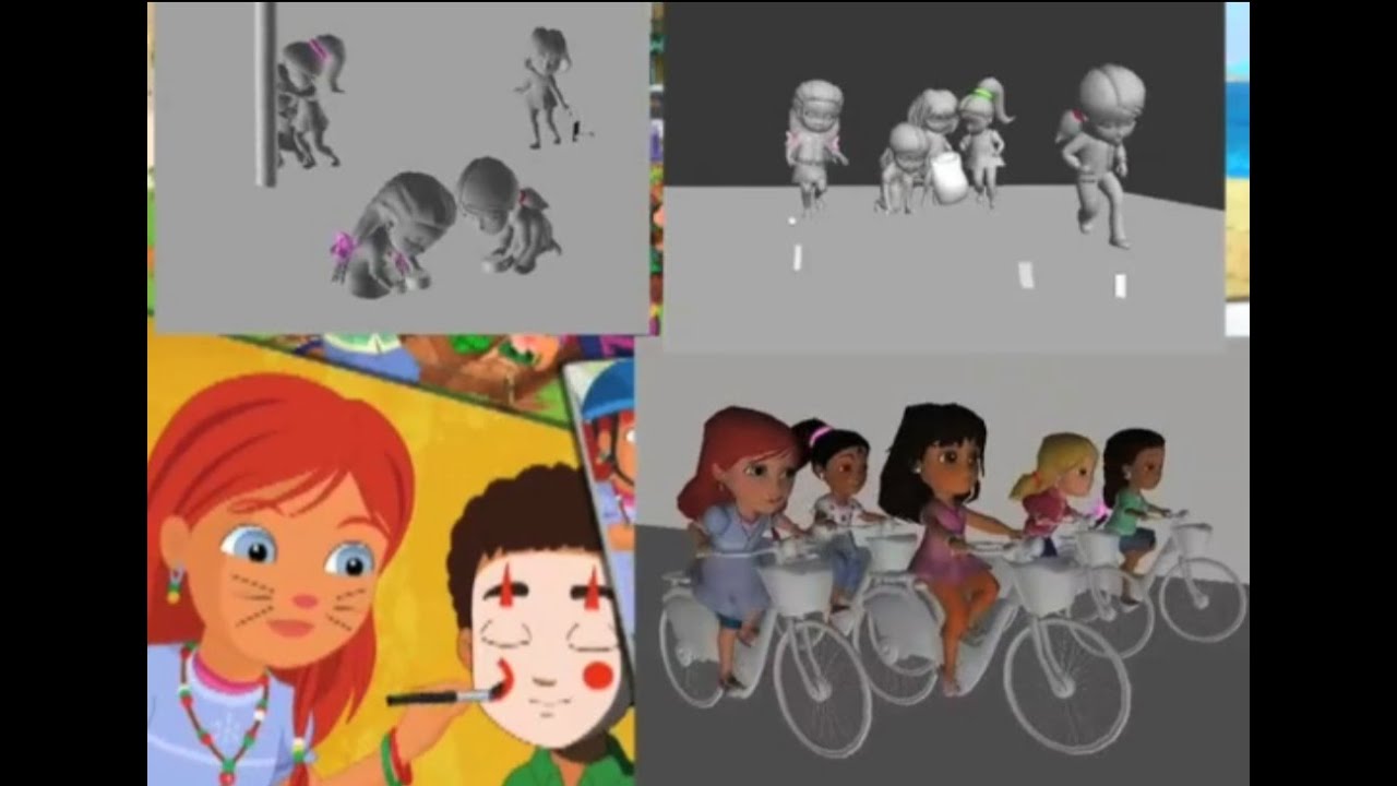 Dora's Explorer Girls - 3D Animation (Unfinished version) - YouTube