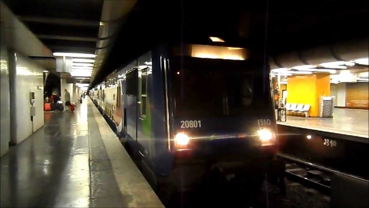 HD SNCF Transilien RER D Z20500 20801 departing Chatlet - Les Halles ...