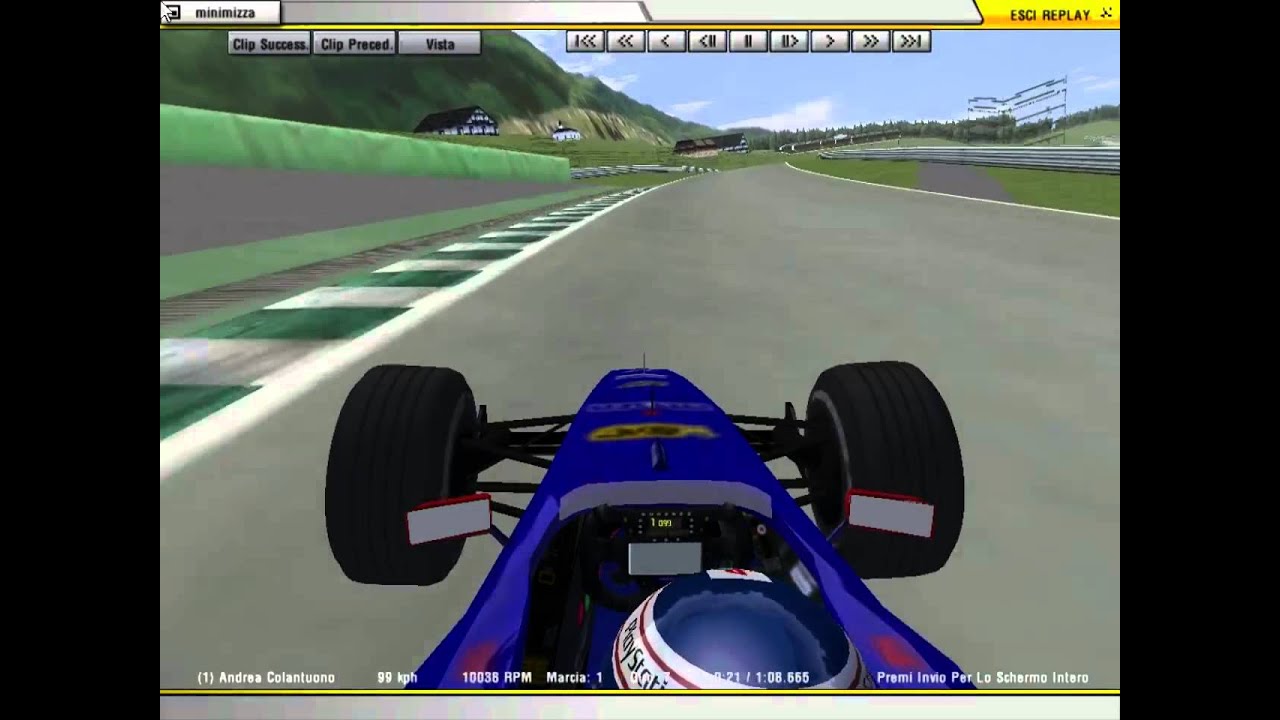 HOTLAP 1:08.665 A1Ring - Rfactor F1 Prost 1999 - YouTube