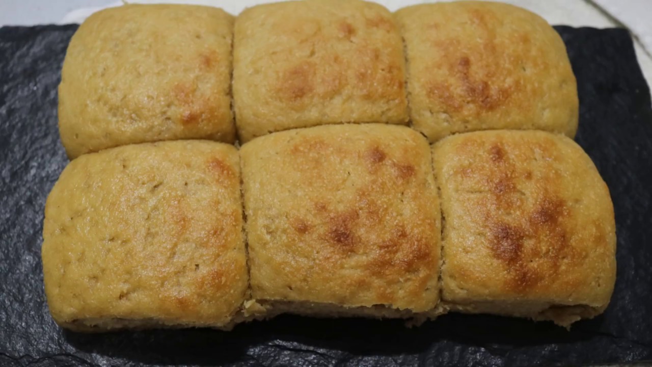 100% Whole Wheat Pav Buns - YouTube