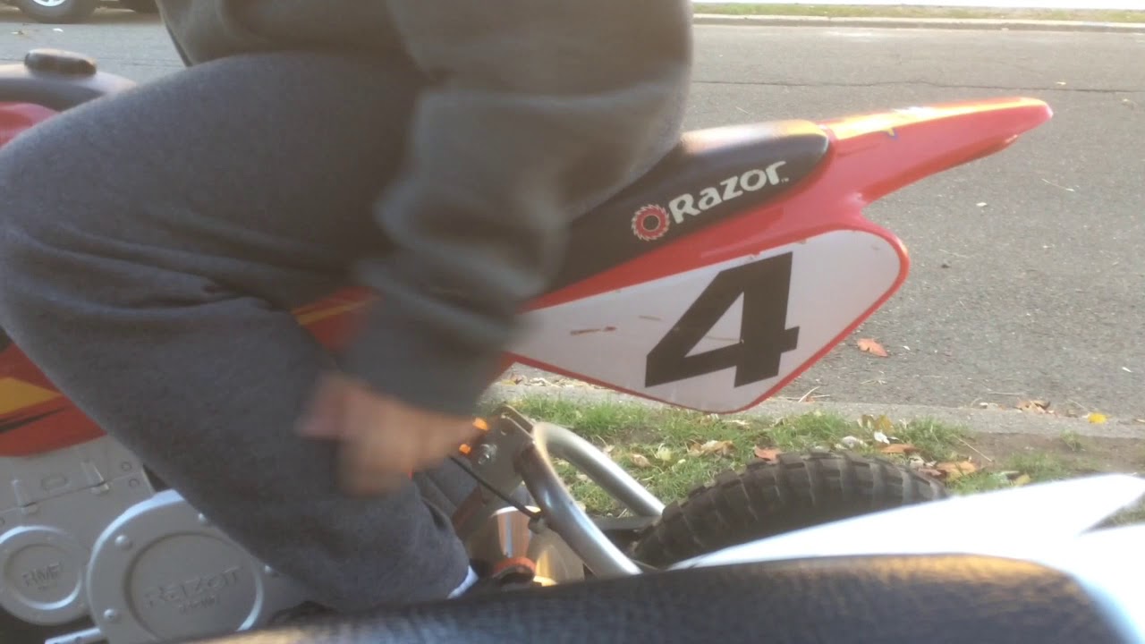 Modified Razor MX 500 Dirtbike - YouTube