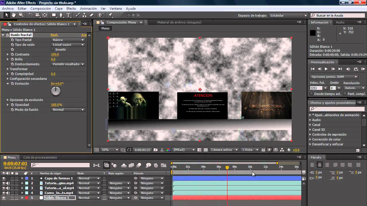 Tutorial: Como Hacer Un Menu Para Videos Con After Effects - YouTube