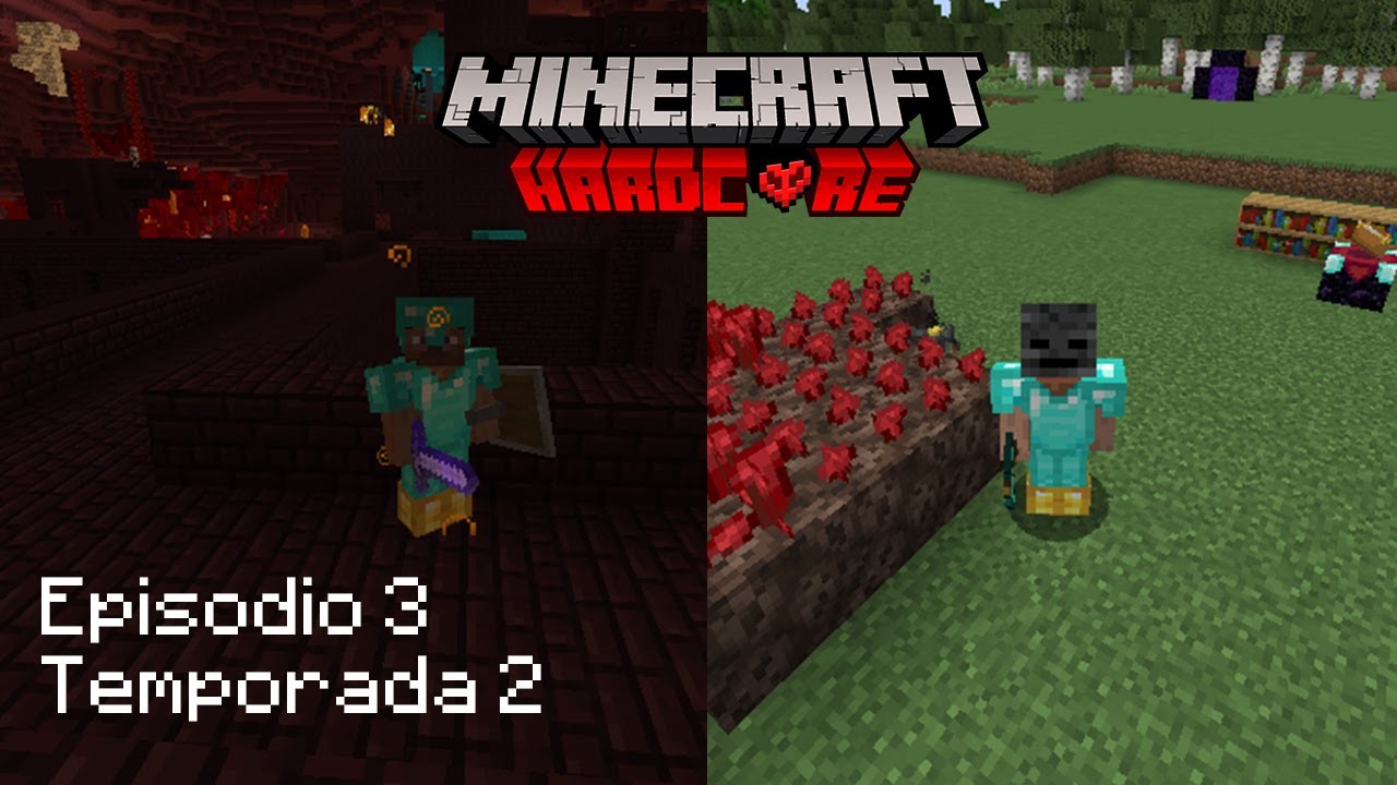 visito una FORTALEZA y CASI se TERMINA la serie (casi me muer0) - MINECRAFT HARDCORE E3 T2 - YouTube