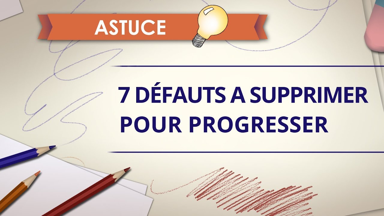 7 DEFAUTS à corriger pour progresser en dessin - Astuce Dessin - YouTube
