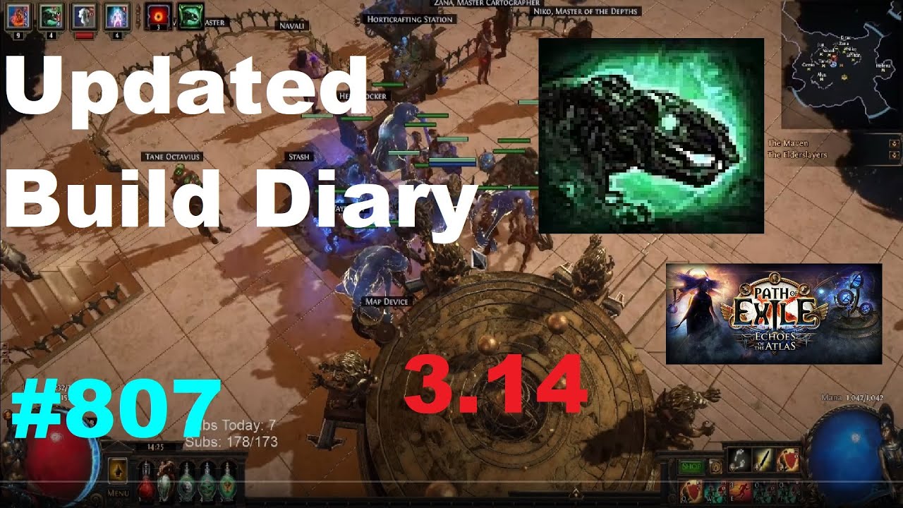[Path of Exile] Updated Carrion Golem Build Diary - 807 - YouTube