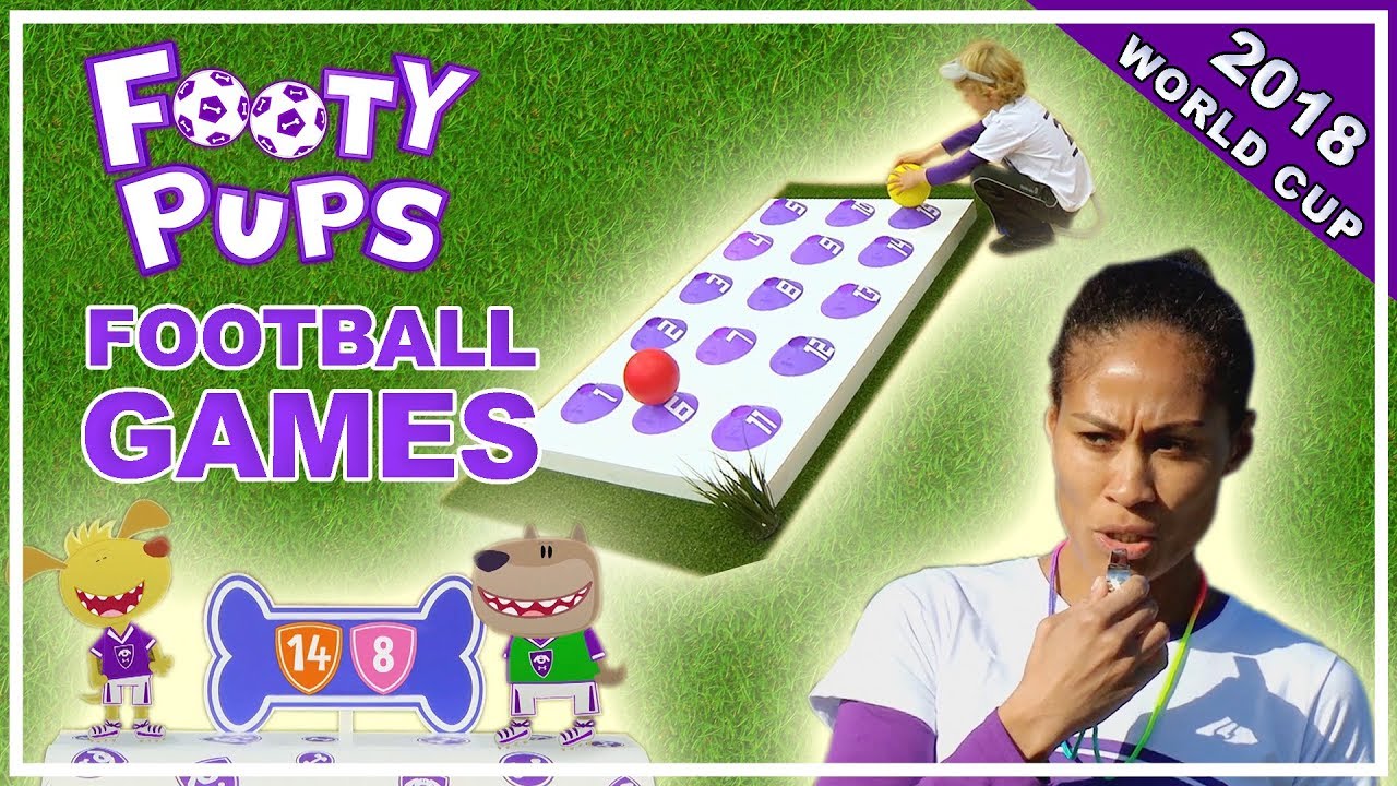 Footy Pups - Football Games to Try at Home | Football for Kids - YouTube