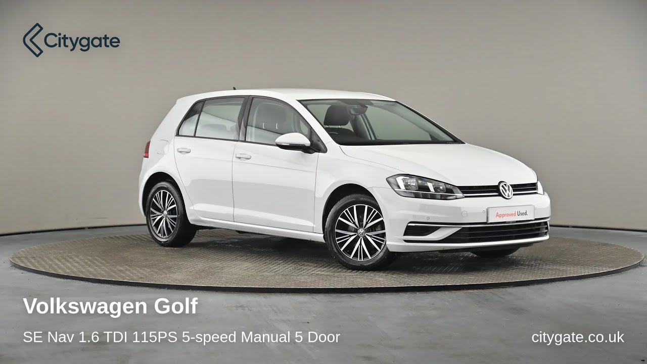 Volkswagen Golf - SE Nav 1.6 TDI 115PS 5-speed Manual 5 Door - Citygate ...