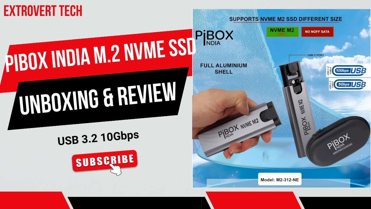 Unboxing & Review I PiBOX India M.2 NVMe SSD I Blazing Fast Performance ...