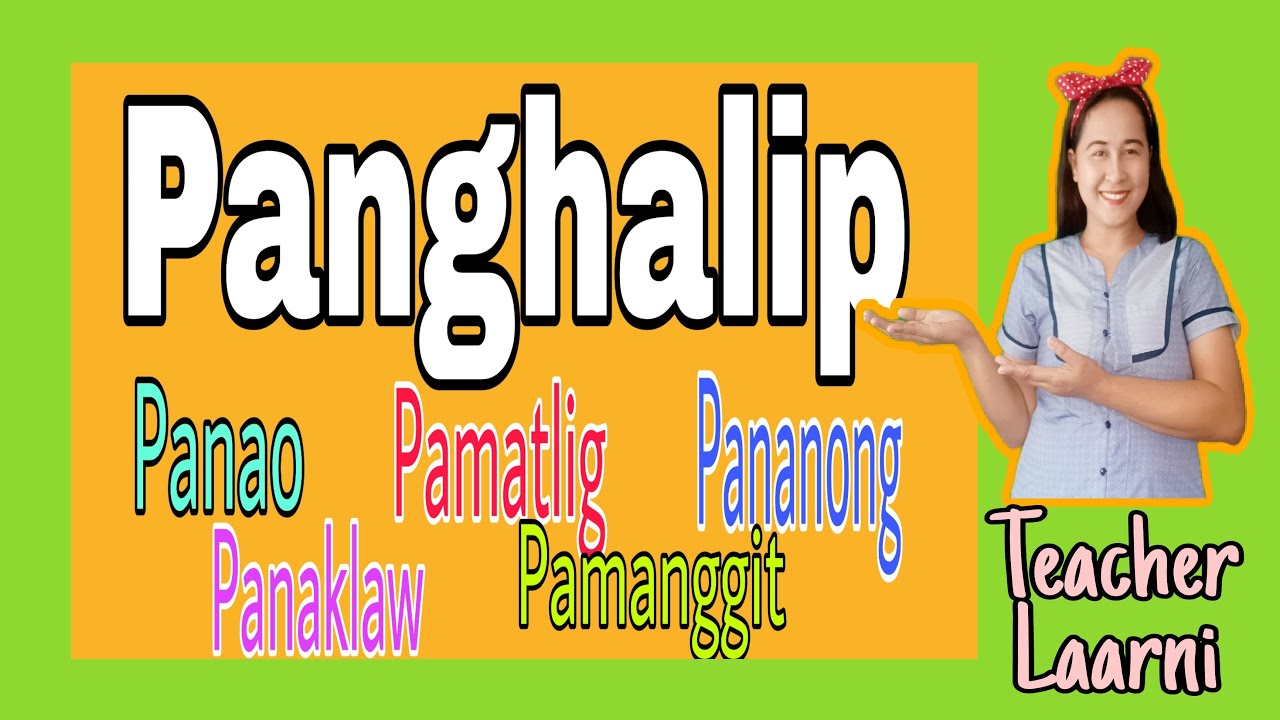 Panghalip (Uri ng Panghalip) - YouTube