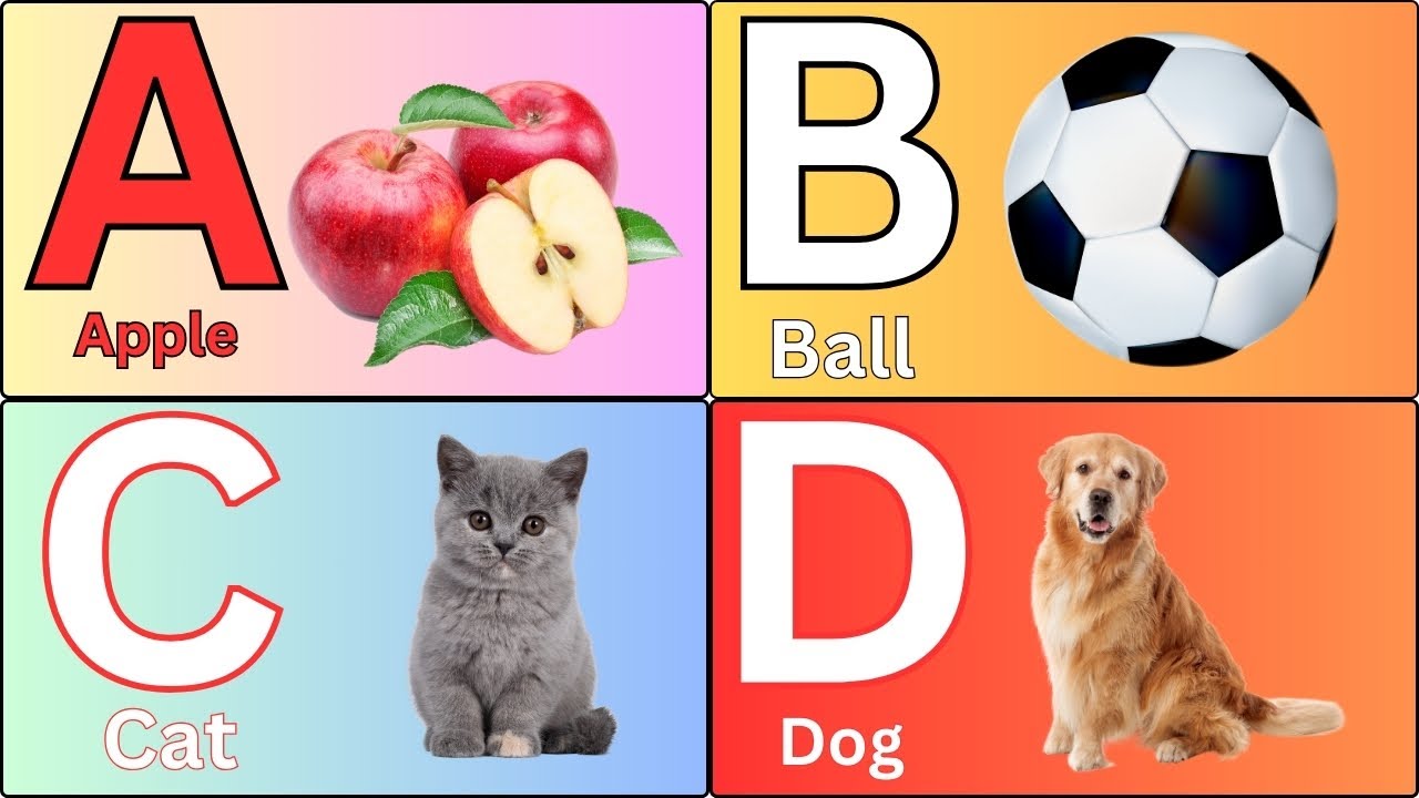 English alphabet |Learn Alphabet A to Z | ABC Preschool Book Learning A ...