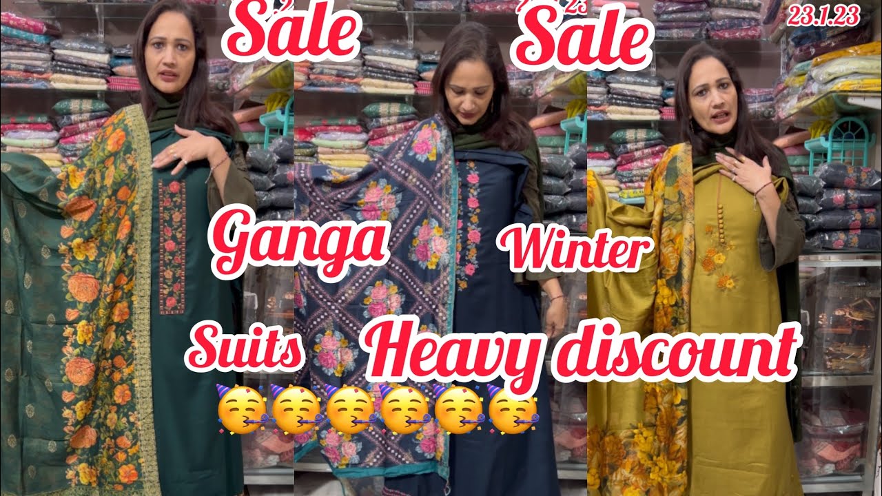 @sunita boutique🍀Sale sale Stock clearance sale Ganga winter heavy ...