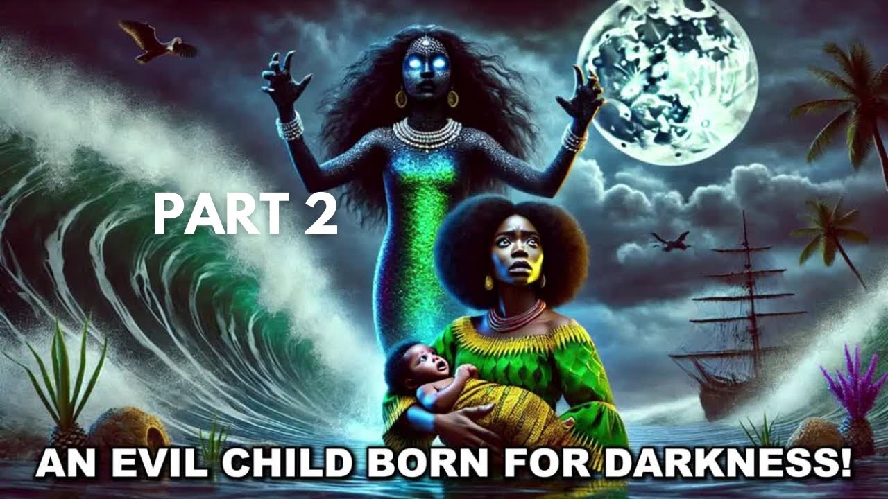 SHE GAVE BIRTH TO AN EVIL MERMAID CHILD! PART 2 #africanfolktales # ...