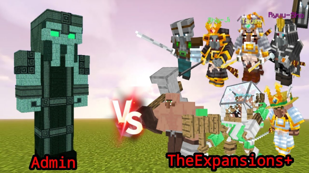 The Admin Boss Vs TheExpansions+ | Minecraft Mob Battle | - YouTube