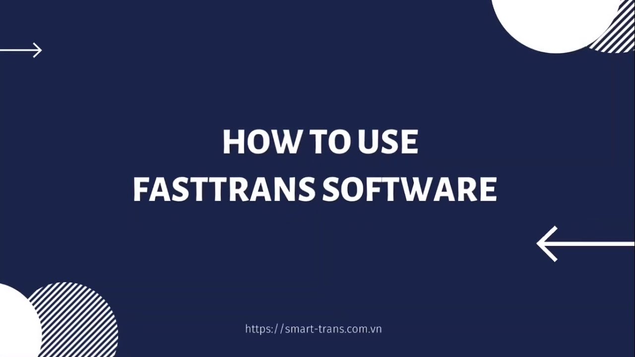 How to use FastTrans translation sofware - Hướng dẫn sử dụng phần mềm ...