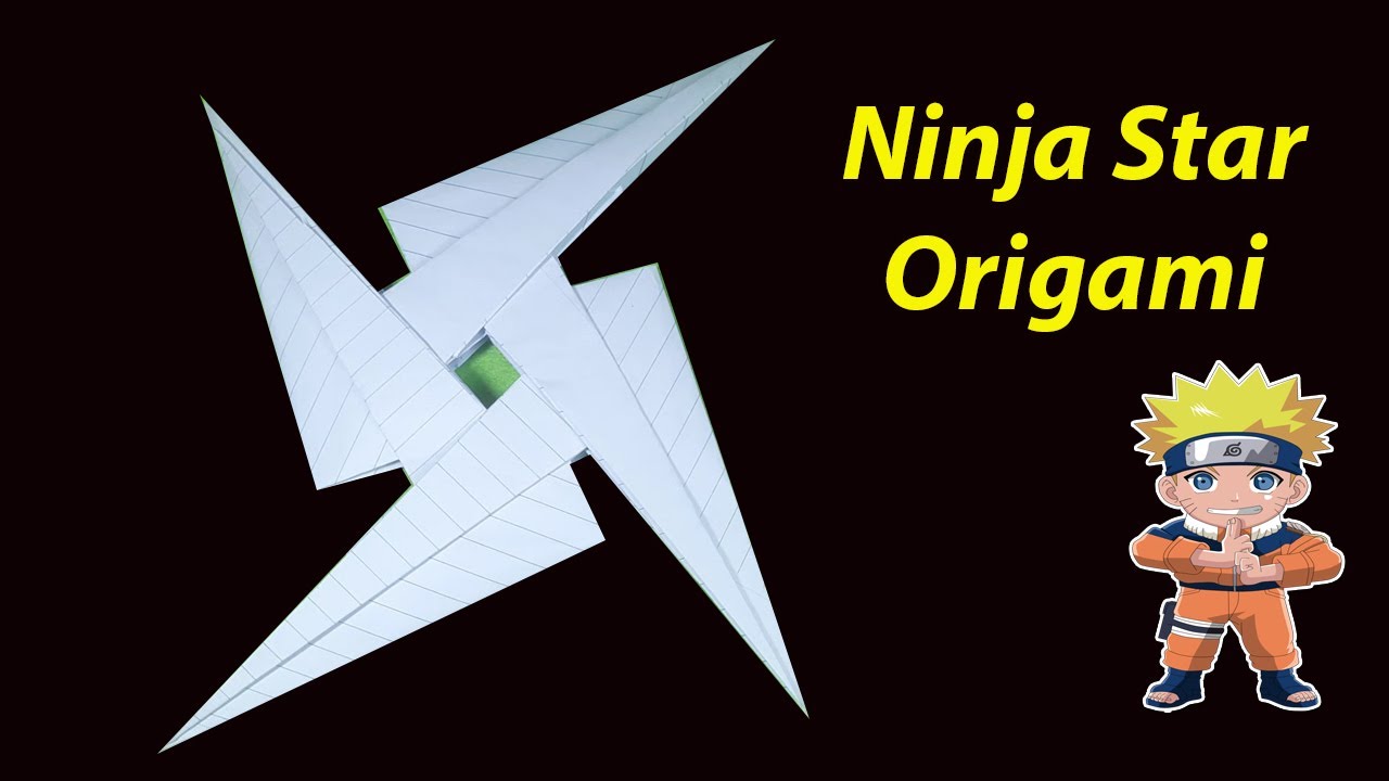 Paper Weapon Easy | How To Make An Easy Ninja Star | Shuriken Origami ...