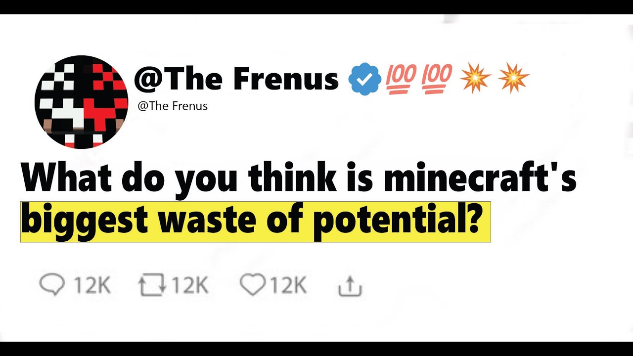 What do you think is minecraft's biggest waste of potential? - YouTube