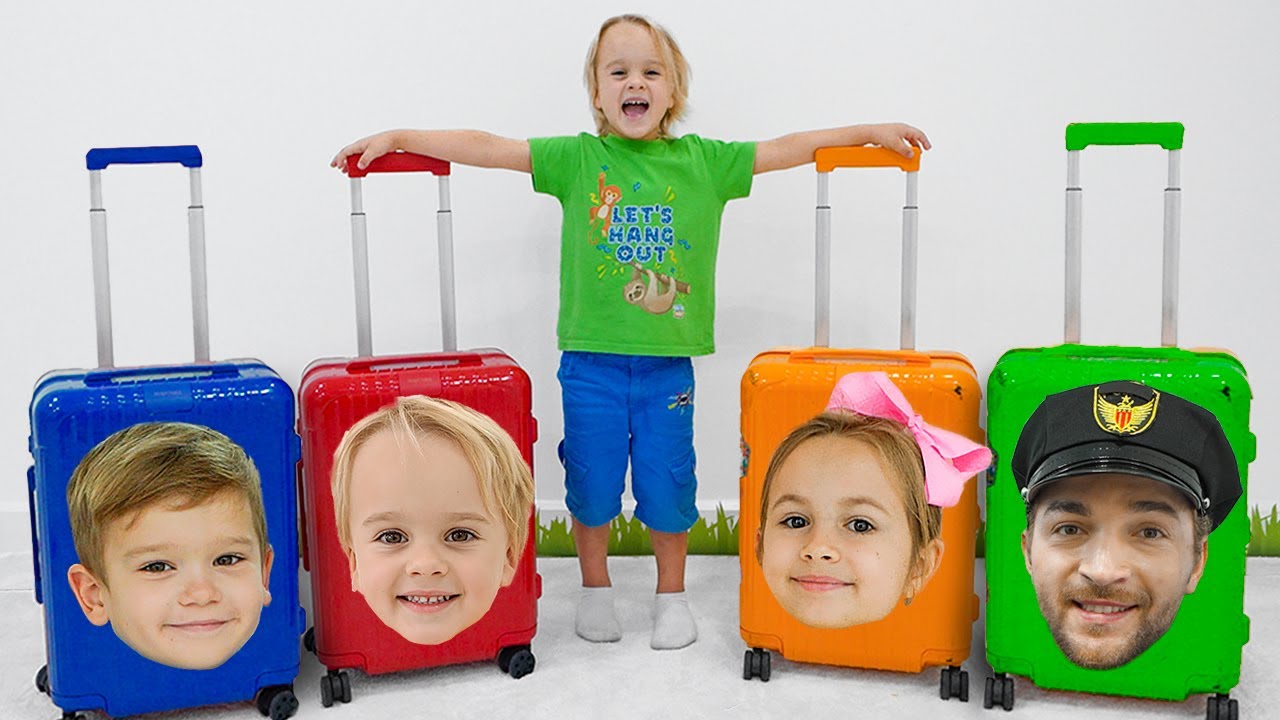 Reto de aeropuerto con Chris y otras historias divertidas para niños ...