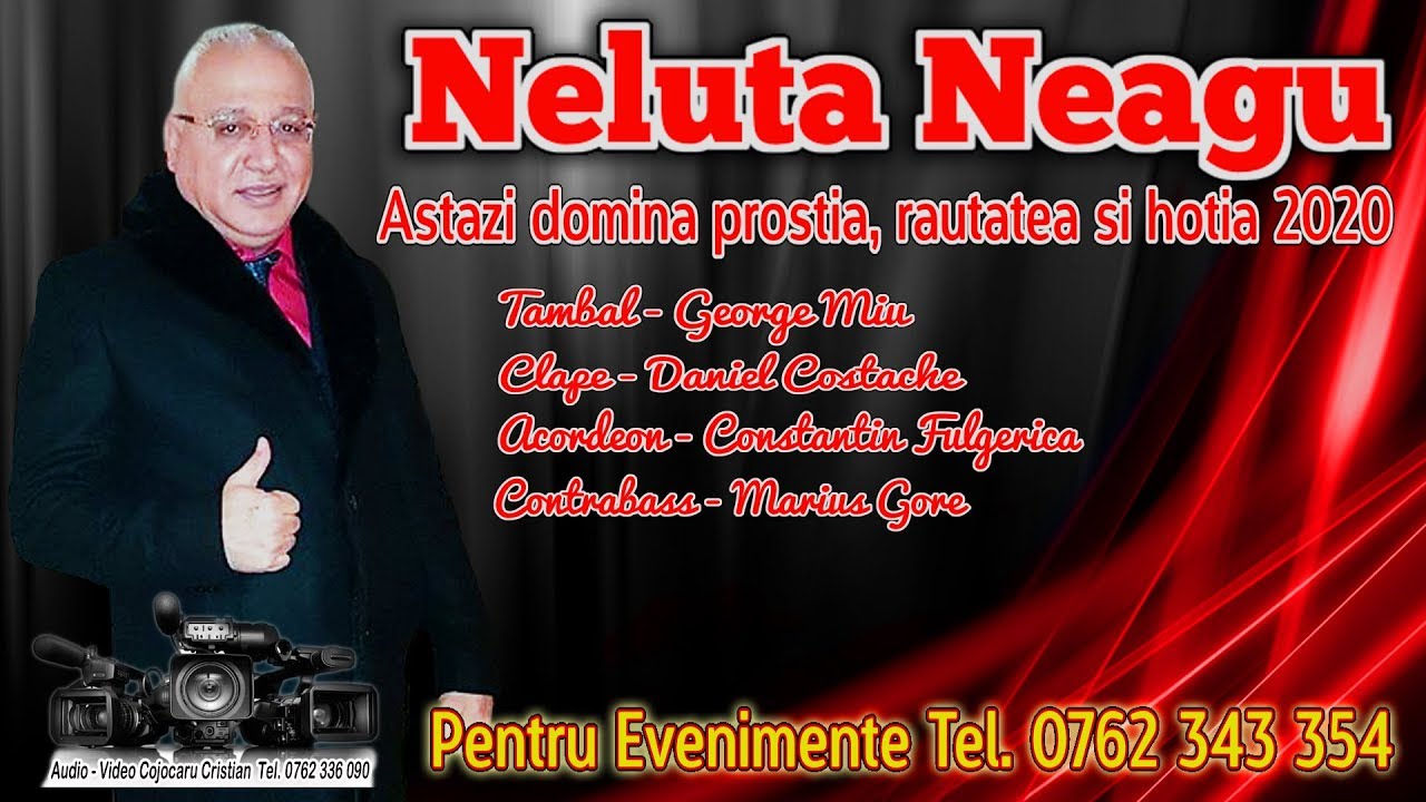 Neluta Neagu 2020 - Astazi domina prostia, rautatea si hotia (Videoclip ...