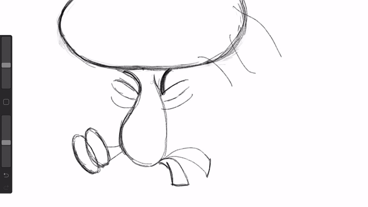 Peanuts Woodstock Draw Along Tutorial (Part 1) - YouTube