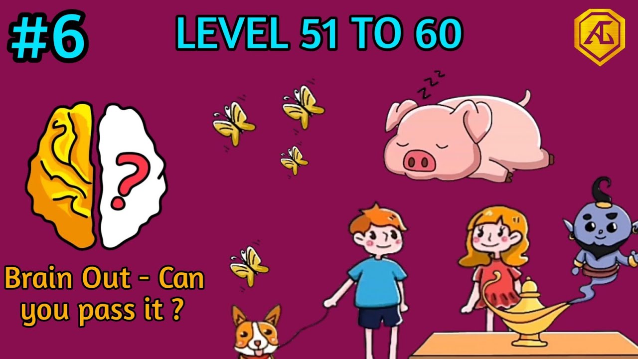 Brain Out - Can you pass it ? || LEVEL 51 TO 60 || AMAZING GAMERZ - YouTube