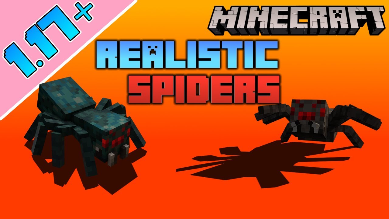 Better Mob Animations Update: REALISTIC SPIDERS Are Now Here! | MCPE (Minecraft Bedrock) - YouTube