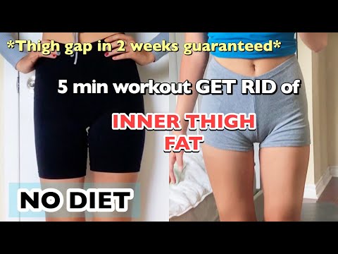 5 min INNER THIGH FAT BURNING WORKOUT, SLIM LEGS IN 2 WEEKS