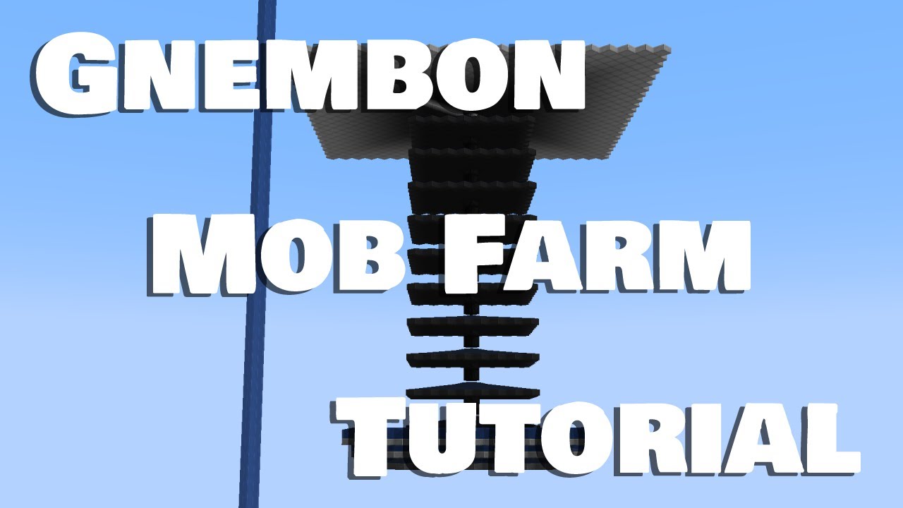 Gnembon Mob Farm Tutorial - YouTube