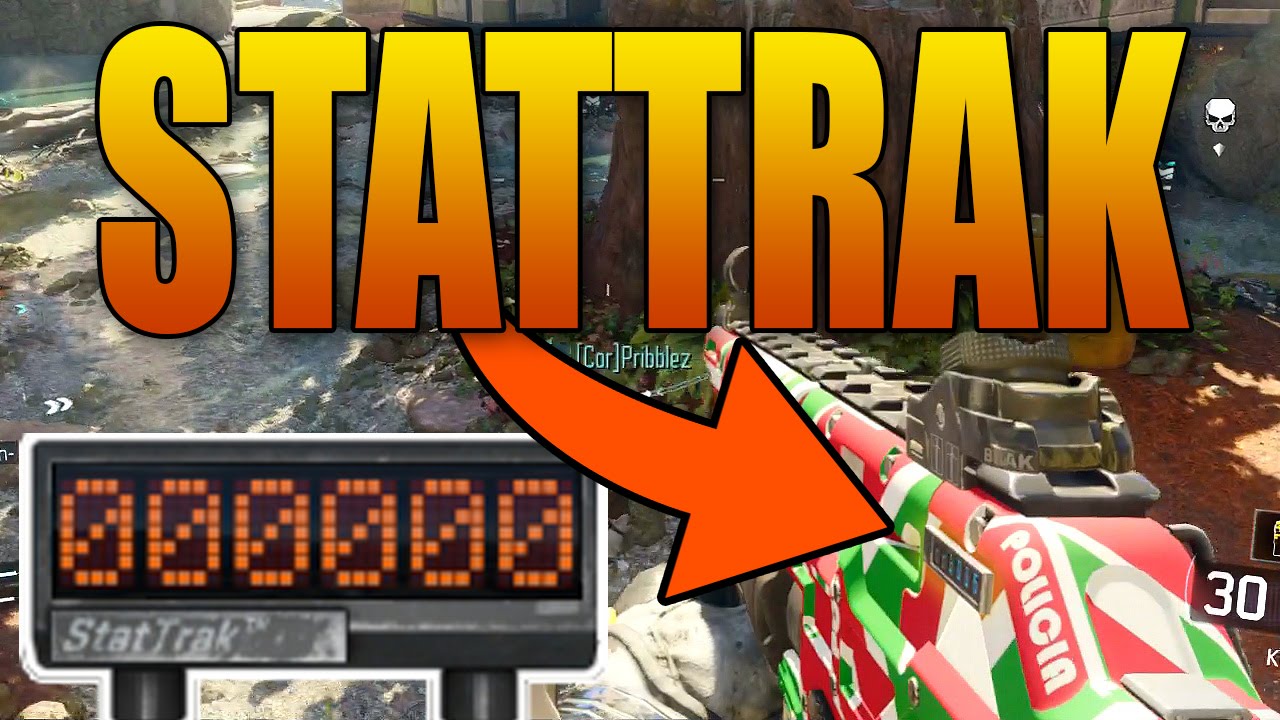 STATTRAK Weapon Customization in Black Ops 3 (Gun Kill Counter!) - YouTube
