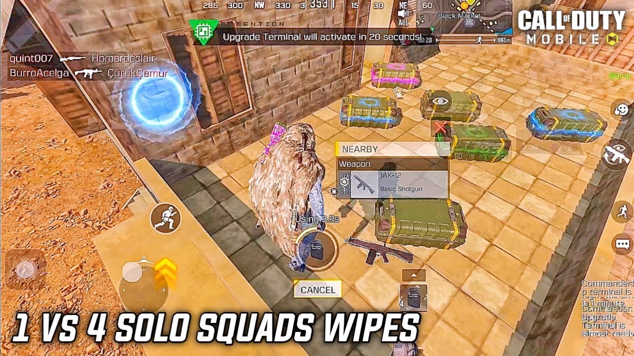 SUPER INTENSE 1v4 FIGHTS in SEASON 1 | CODM SQUAD WIPES | Solo Vs Squad | IPAD PRO 2021 - YouTube