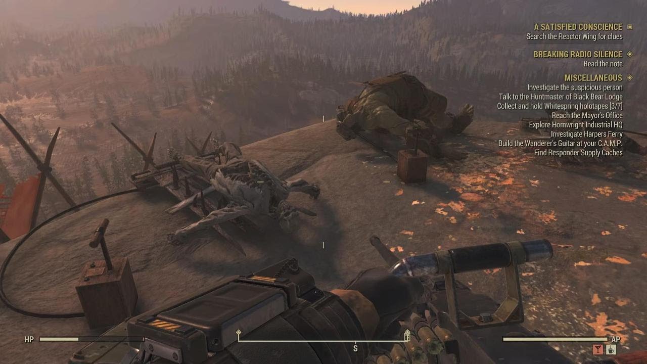 Fallout 76 Corpse Catapult - YouTube