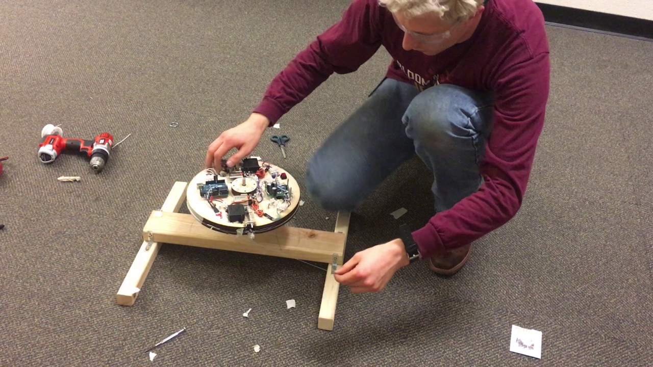 AE 2220 Despin Device: despin masses released - YouTube