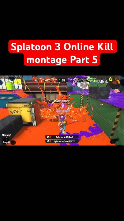 (Splatoon 3) killing montage in online battles (Part 5) - YouTube