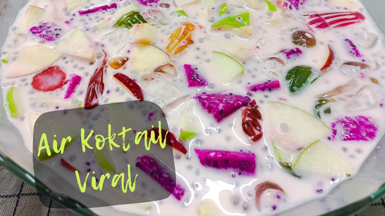 Air Koktail Buah Buahan Viral Resepi Fresh Fruit Cocktail Recipe Recipe Learn