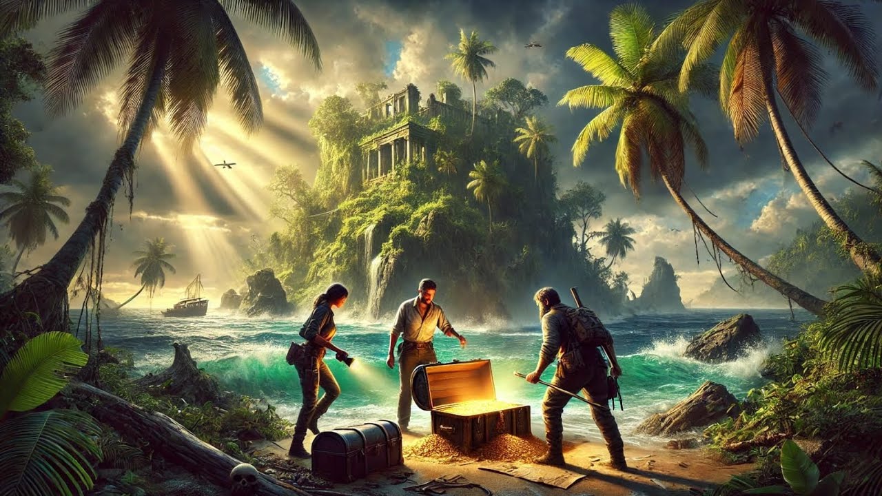 The Lost Treasure Hunt: Three Friends Island Adventure! Short Tale.# ...