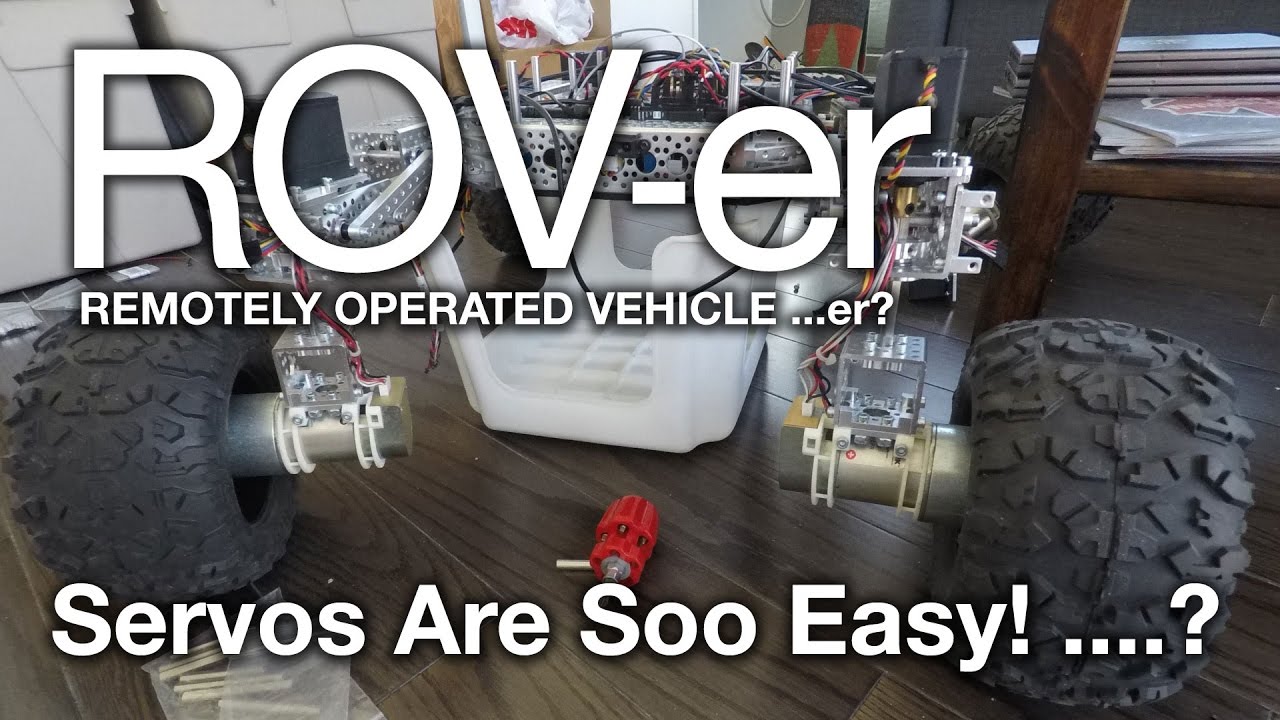 D53: ROVer Robot: Lesson 1b: Turning Using Servo Motors and the Arduino ...
