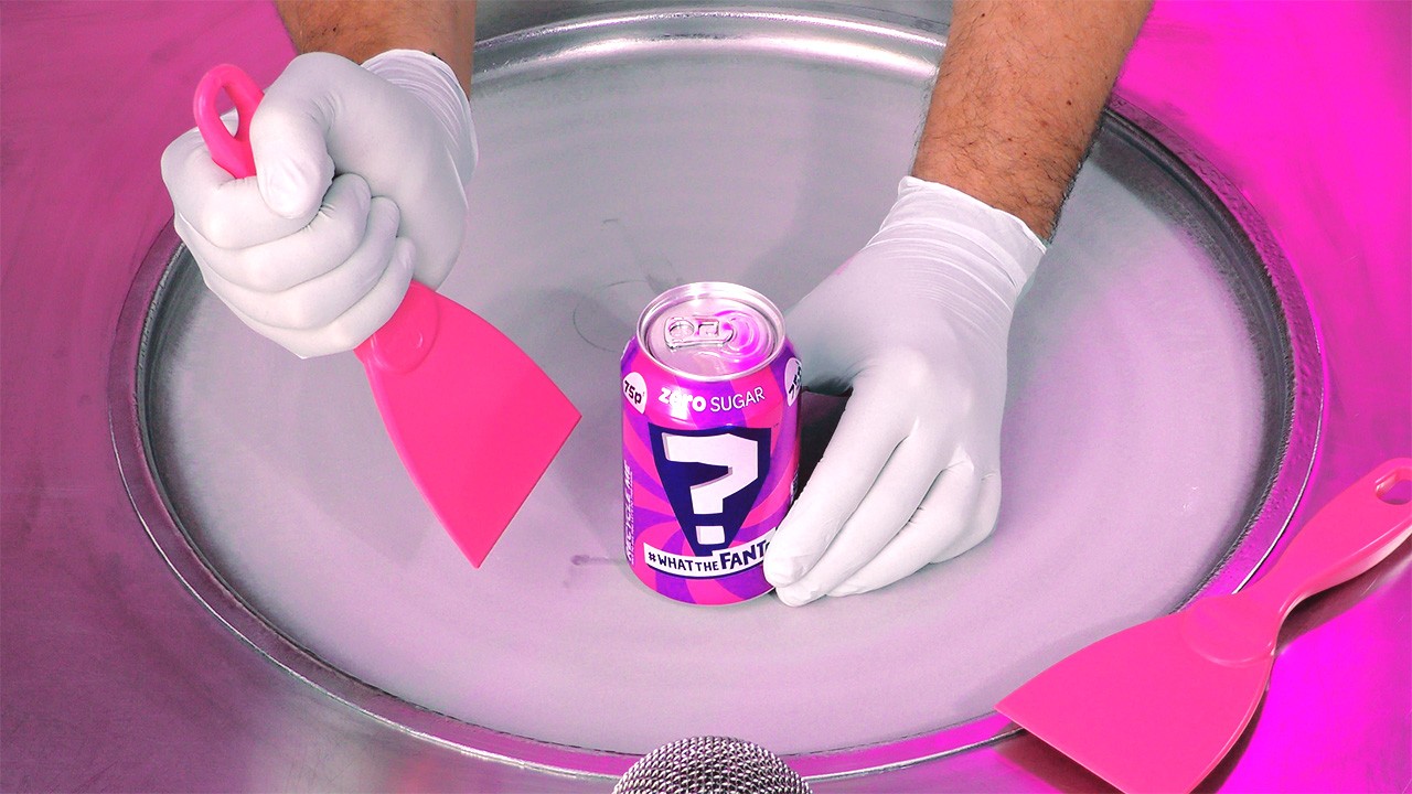 Fanta What? ASMR - guess the mystery Flavor of my Ice Cream Rolls # ...