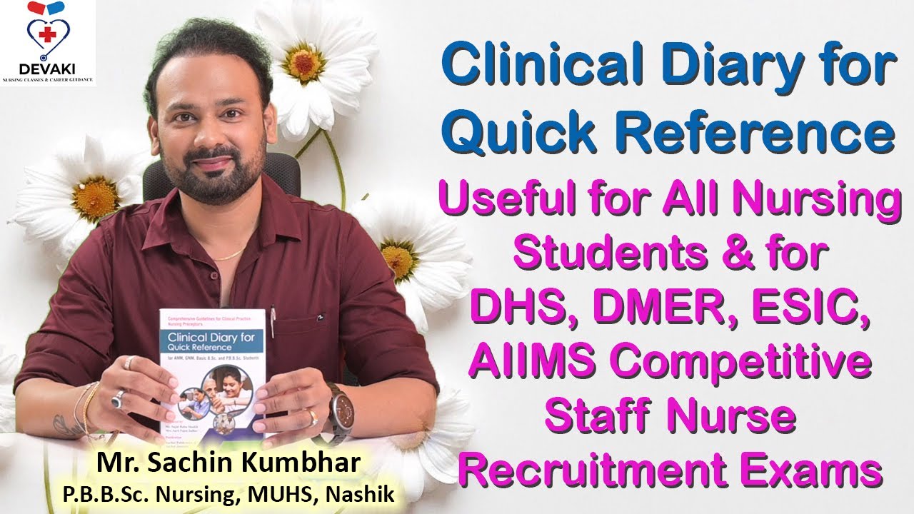 Clinical Diary Quick Reference Book Useful for All Nursing Students DHS ...