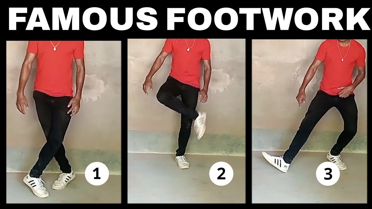 3 Famous Dance Moves | Footwork Tutorial in Hindi | Simple Hip Hop ...