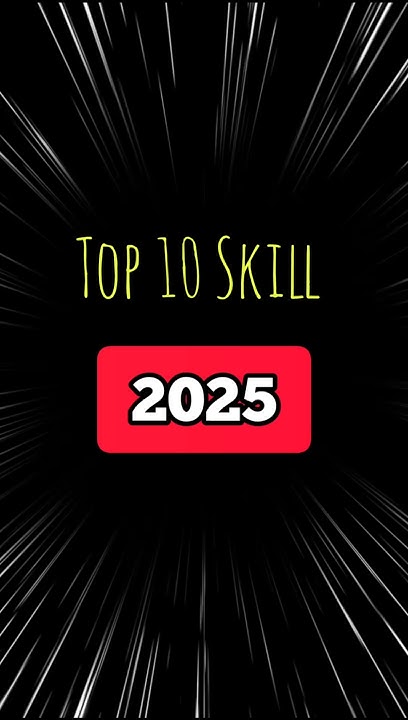 Top Skill to Learn in 2025 - YouTube