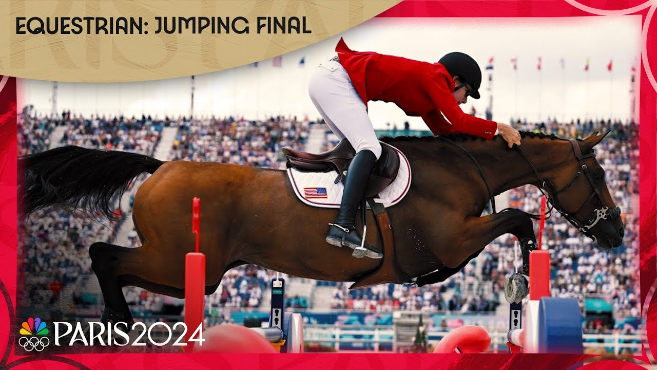 USA's SUPERB final run clinches silver in equestrian team jumping ...