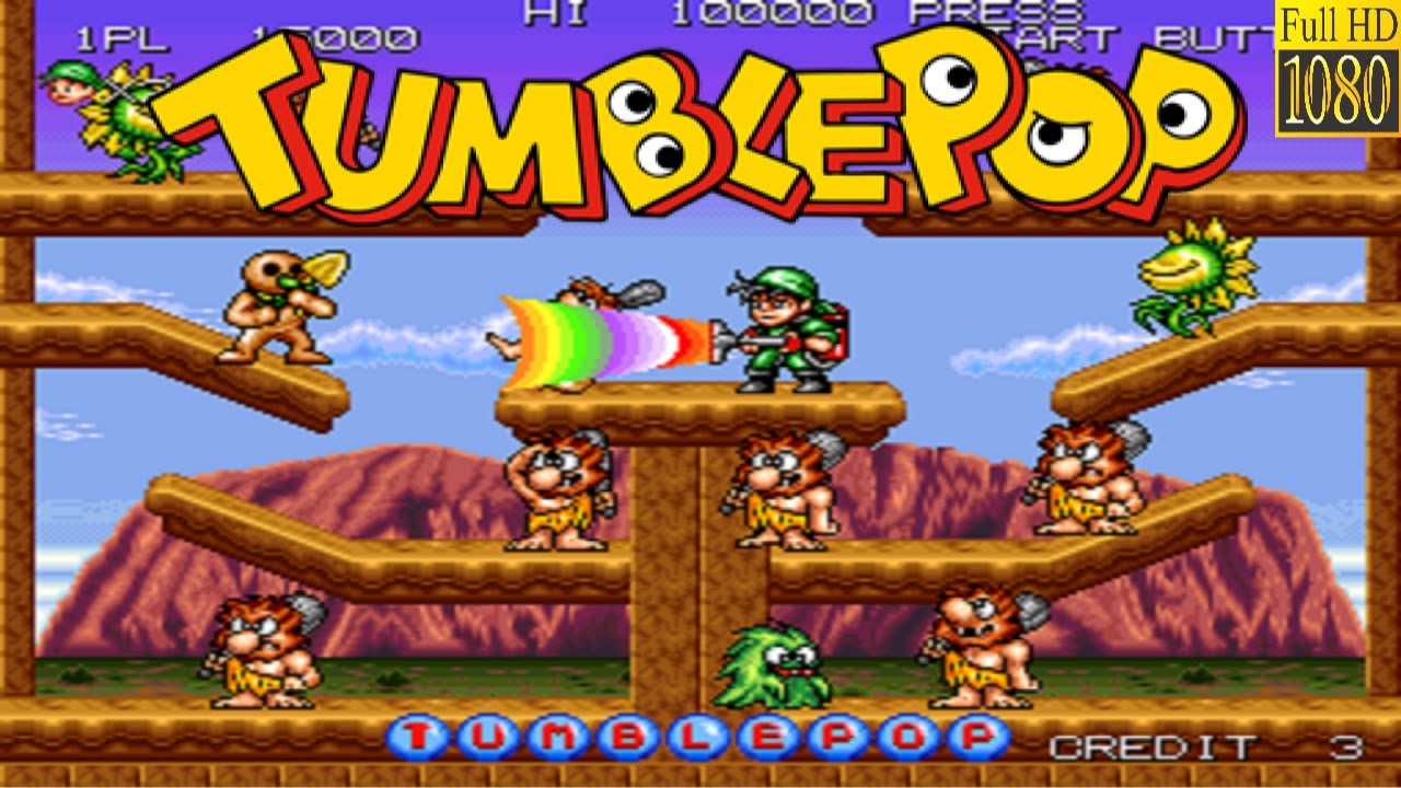 Day 6 | Tumblepop - Arcade Playthrough - No Commentary - YouTube