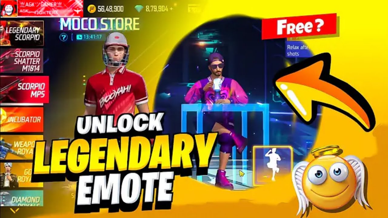 Legendary Tea Time Emote 🔥 Unlocked Tea Time Emote 😍Emote Headshot ...